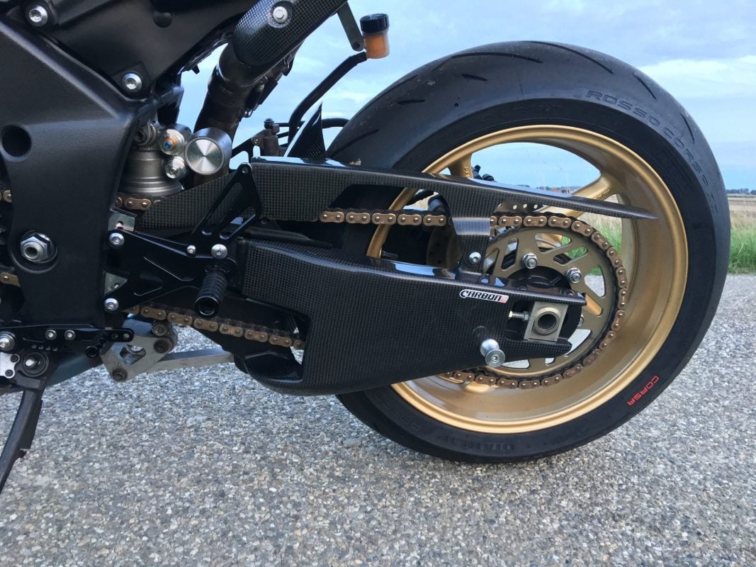 Yamaha R1 2009-2014 Carbon Fiber Swingarm Covers Full Edition