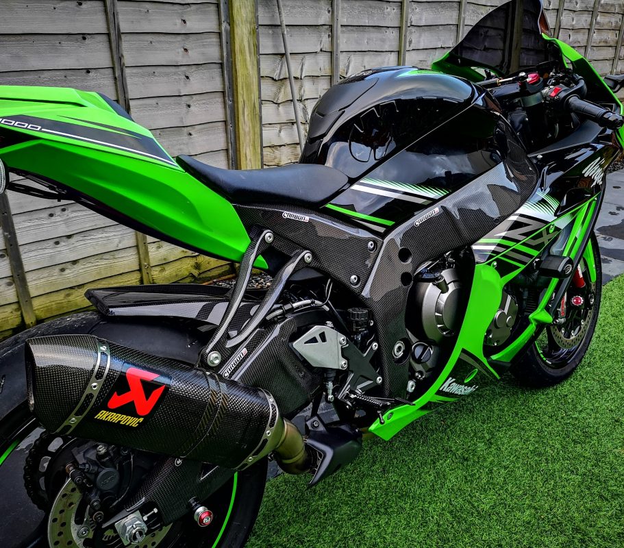 KAWASAKI ZX10R 2011-2025 Carbon Fiber Rear Subframe Covers